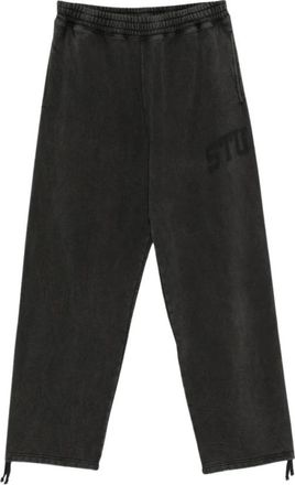 St&uuml;ssy Faded Graphic Fleece Pant - - Trousers - Herren - Schwarzk - S
