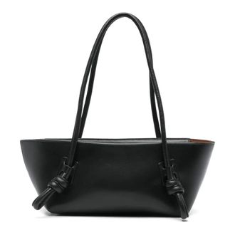 Hereu Femme, Sacs, Noir, Taille: ONE Size Fleca Knotted-Handle Shoulder Bag