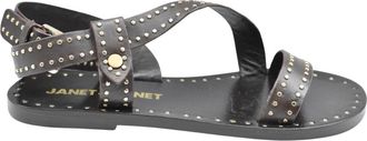Janet & Janet Femme, Chaussures, Brun, Taille: 38 EU Sandales Plates