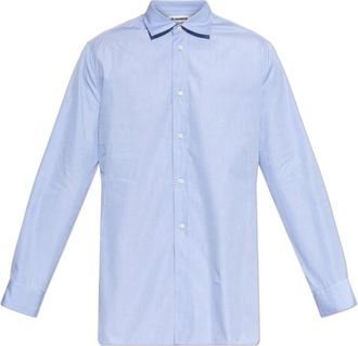 Jil Sander Homme, Chemises, Bleu, Taille: XL Chemise ample