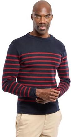 Armor Lux Pull Marin &agrave; Boutons en Laine m&eacute;rinos GOULENEZ