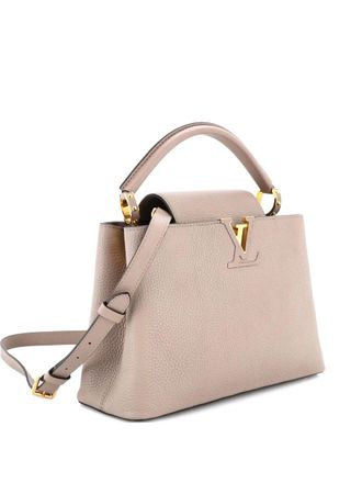 Louis Vuitton sac &agrave; bandouli&egrave;re Capucines Bag Leather PM - Tons neutres