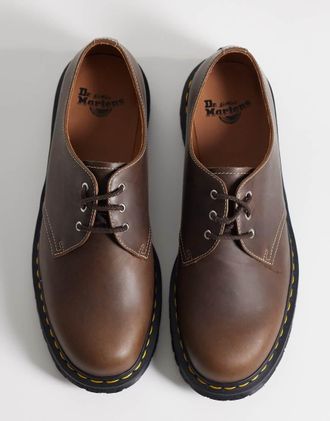 Dr. Martens 1461 Ben - Chaussures &agrave; 3 oeillets - Marron fossil