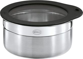 Rösle Boîte Repas - Boîte Alimentaire en Acier Inoxydable 18/10 pour la Conservation dAliments - Hygiénique et Neutre en Goût - Passe au Lave-vaisselle - 12