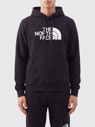 The North Face Sweat &agrave; capuche en coton m&eacute;lang&eacute; avec logo imprim&eacute;