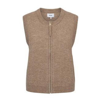 N&uuml;mph Boots - - Knitwear - Damen - Braun - L