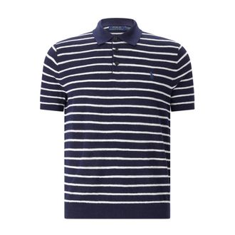 Polo Ralph Lauren Gestreiftes Poloshirt - - Knitwear - Herren - Blau - XL