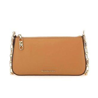 Michael Kors Shoulder Bag Chain Pouchette - - Bags - Damen - Braun - ONE SIZE