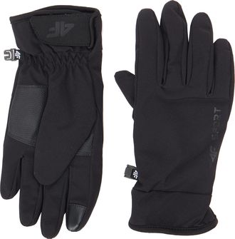 4F Unisex Gloves REU001 Jeans, DEEP Black, M