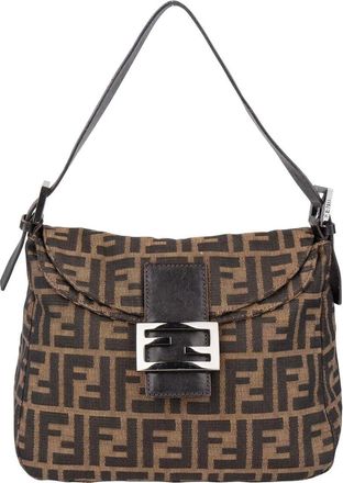 Fendi Crossbody Bags - Fendi FF Monogram Baguette Handbag - Gr. unisize - in Braun - f&uuml;r Damen
