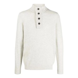 Barbour Pull Col Rond Essentiel - Homme - Pulls - Beige - Taille: S