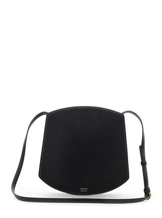 Savette Womens Florence Black Crossbody Bag With Magnetic Closure Leather Shoulder