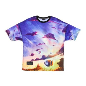 Dolly Noire Sunset Oversize Tee Multi T-Shirt - - Tops - Herren - Mehrfarbig - S