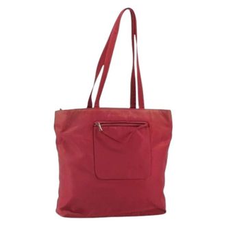 Prada Pre-owned Vintage Nylon Tote Bag - - Pre-owned - Damen - Rot - ONE SIZE