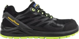 Goodyear Chaussures de s&eacute;curit&eacute; sans m&eacute;tal SP1 en Tissu Noir et Vert Taille 40