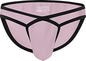 Generic Sous-v&ecirc;tements sexy pour homme - Taille - Slip excitant - Sac de renflement excitant - Coton respirant - Culotte sexy - Culotte sexy - Slip court - St