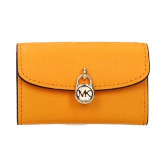 Michael Kors Luxuri&ouml;ses Bi-Fold Lederportemonnaie - - Accessories - Damen - Orange - ONE SIZE