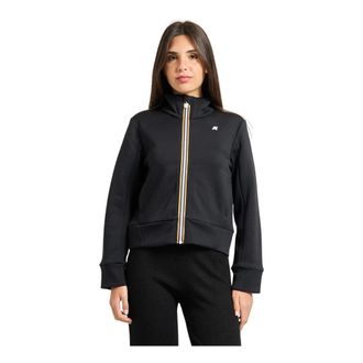 K-Way Femme, Sweatshirts et sweats &agrave; capuche, Noir, Taille: 42 FR Alara Cropped SweaT-shirt