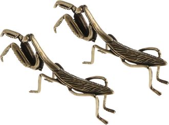 Cabilock 2st&uuml;cke -Statue Aus Kreative Mantis Figurine Zarte Mantis Dekoration F&uuml;r Desktop Ornament Simulationstechnische Handwerkskunst