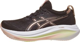 Asics Womens Gel-Nimbus 27 Running Shoe, Black/Breeze, 40.5 EU
