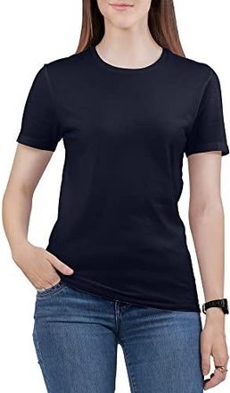 Love my Fashions aux Femmes Tour Cou Courte Manches Plaine Coton T-Shirt