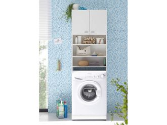 M&ouml;belando &Uuml;berbauschrank Waschmaschinen&uuml;berbau W&auml;scheschrank Schrank Badm&ouml;bel Newport I