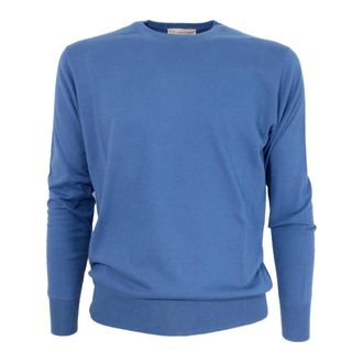 Cashmere Company Christer Show 339 - - Knitwear - Herren - Blau - 3XL