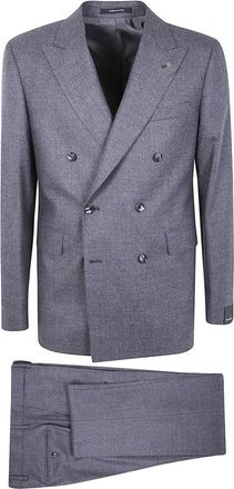 Tagliatore Homme, Costumes, Gris, Taille: L Costume Crois&eacute; en Laine
