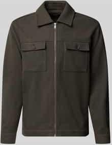 Mc Neal Regular Fit Overshirt mit Rei&szlig;verschluss