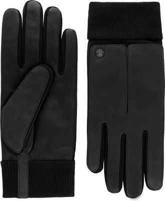 Roeckl Herren Kopenhagen Touch Handschuhe, Black, 7.5