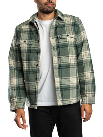 Superdry Borg-Gef&uuml;ttertes Miller-&Uuml;berhemd, Gr&uuml;n