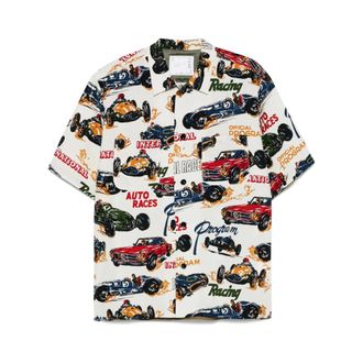 sacai Homme, Chemises, Multicolore, Taille: L Chemise Blanche Style Classique