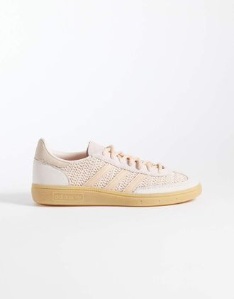 adidas Originals Handball Spezial - Sneaker in Babyrosa mit H&auml;kel-Optik