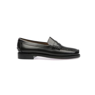 Sebago Homme, Chaussures, Noir, Taille: 40 1/2 EU Chaussures Homme Noires &agrave; Lacets