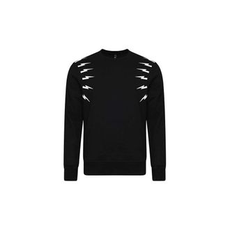 Neil Barrett Schwarzer Sweatshirt Pbjs333A G517S 524 - - Sweatshirts & Hoodies - Herren - Schwarzk - M