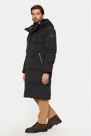 Guess Winterjacke M4BL44 WGJR2 Schwarz Regular Fit
