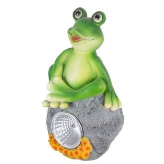 Yarnow Solar Frosch Lampe Garten Outdoor Solarleuchte Frosch Ornament Led Gartendeko Deko Solarleuchte Gartendekoration Für Terrasse Patio