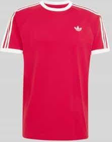 adidas Originals Regular Fit T-Shirt aus reiner Baumwolle mit Logo-Stitching
