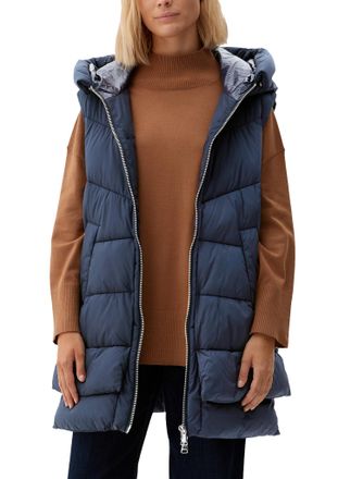 s.Oliver Damen 2119376 Weste &auml;rmellos, BLUE, XL