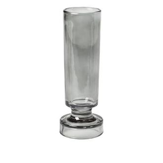 Broste Copenhagen Petra Vase, Glas, grau, 17cm