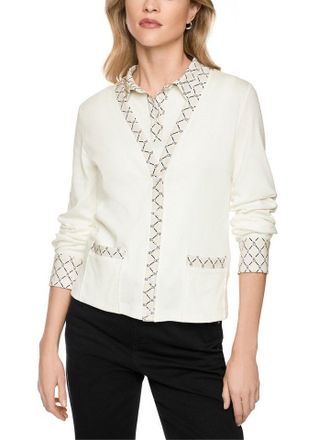 Marc Cain Kurzjacke Golden Hour Premium Damenmode mit Printdetails