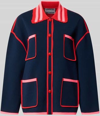 Essentiel Relaxed Fit Strickjacke mit Viskose-Anteil Modell KOKORICO
