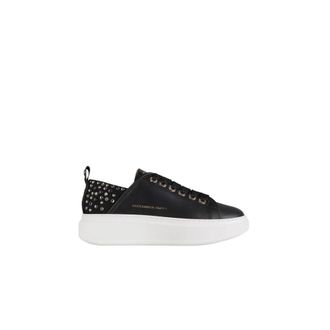 Alexander Smith Wembley Donna aus schwarzem Leder mit Nieten an der Ferse - - Shoes - Damen - Schwarzk - 40 EU