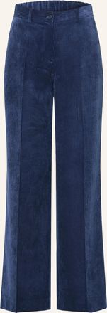 More & More More & More Marlenehose Aus Cord blau