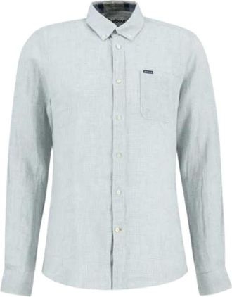 Barbour Homme, Chemises, Vert, Taille: 2XL Msh5325 Bu64 Linton Tailored Long-Sleeved Shirt