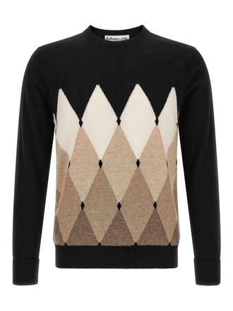 Ballantyne Pull Col Rond - Noir