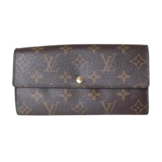 Louis Vuitton Pre-owned Canvas portemonnaies - - Pre-owned - Damen - Braun - ONE SIZE