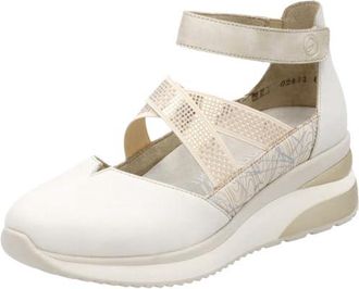 Remonte D2411 Cuir, Femme Ballerine Blanc bi-matière - 39 EU
