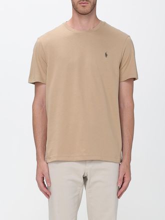 Polo Ralph Lauren T-shirt slim fit en coton avec logo brod&eacute; et col rond