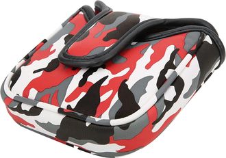 Generic wasserdichte, Quadratische -Putter-Abdeckung mit Tarnmuster und Magnetverschluss f&uuml;r -Enthusiasten, Tragbare PU-Golfschl&auml;ger-Kopfabdeckung, Zubeh&ouml;r f&uuml;